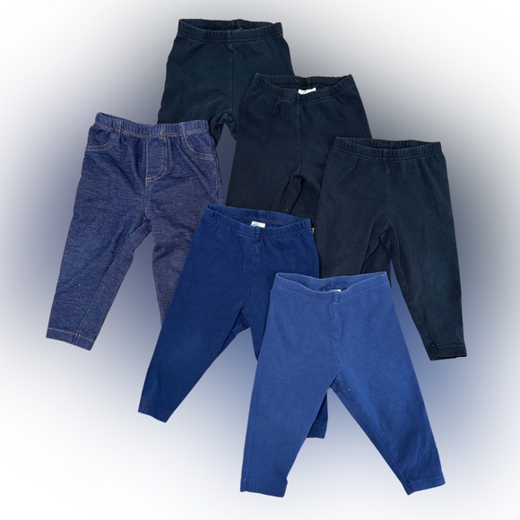 Carter's | Bottoms | Carters Kids Leggings Set Black And Blue | Poshmark